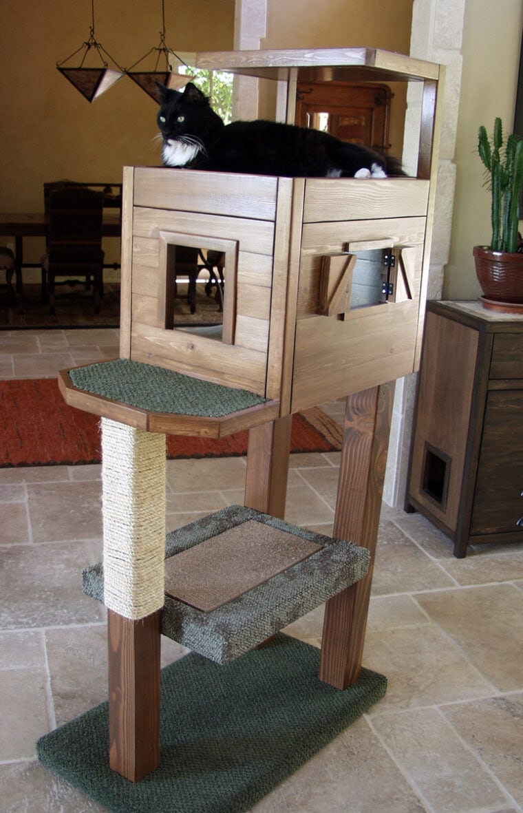 19 DIY Cat Tree Plans You Can Build Today (With Pictures) | Hepper