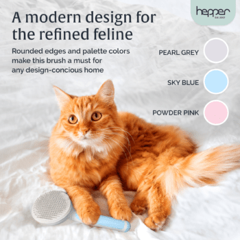 Deshedding Cat Brush (Comb Long or Short Hair) | Hepper Modern Cat ...