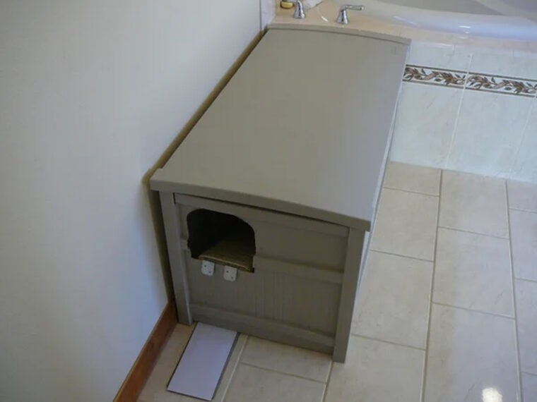 15 DIY Cat Litter Box Ideas You Can Make Today (With Pictures) | Hepper
