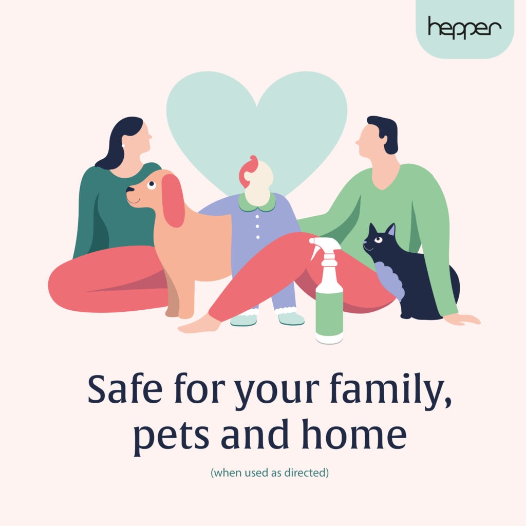 Hepper Advanced Bio-Enzyme Pet Stain & Odor Eliminator Spray | Hepper