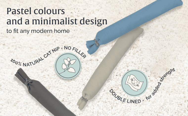 Catnip Stick Toy - Handmade and Double-Walled Stitching | Hepper