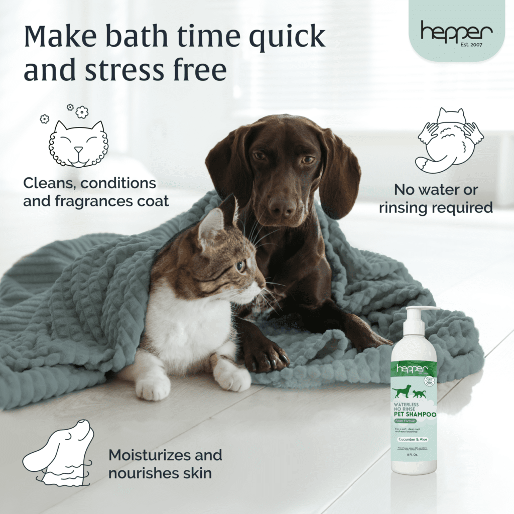 Waterless No Rinse Pet Shampoo (Aloe and Cucumber Scent) | Hepper