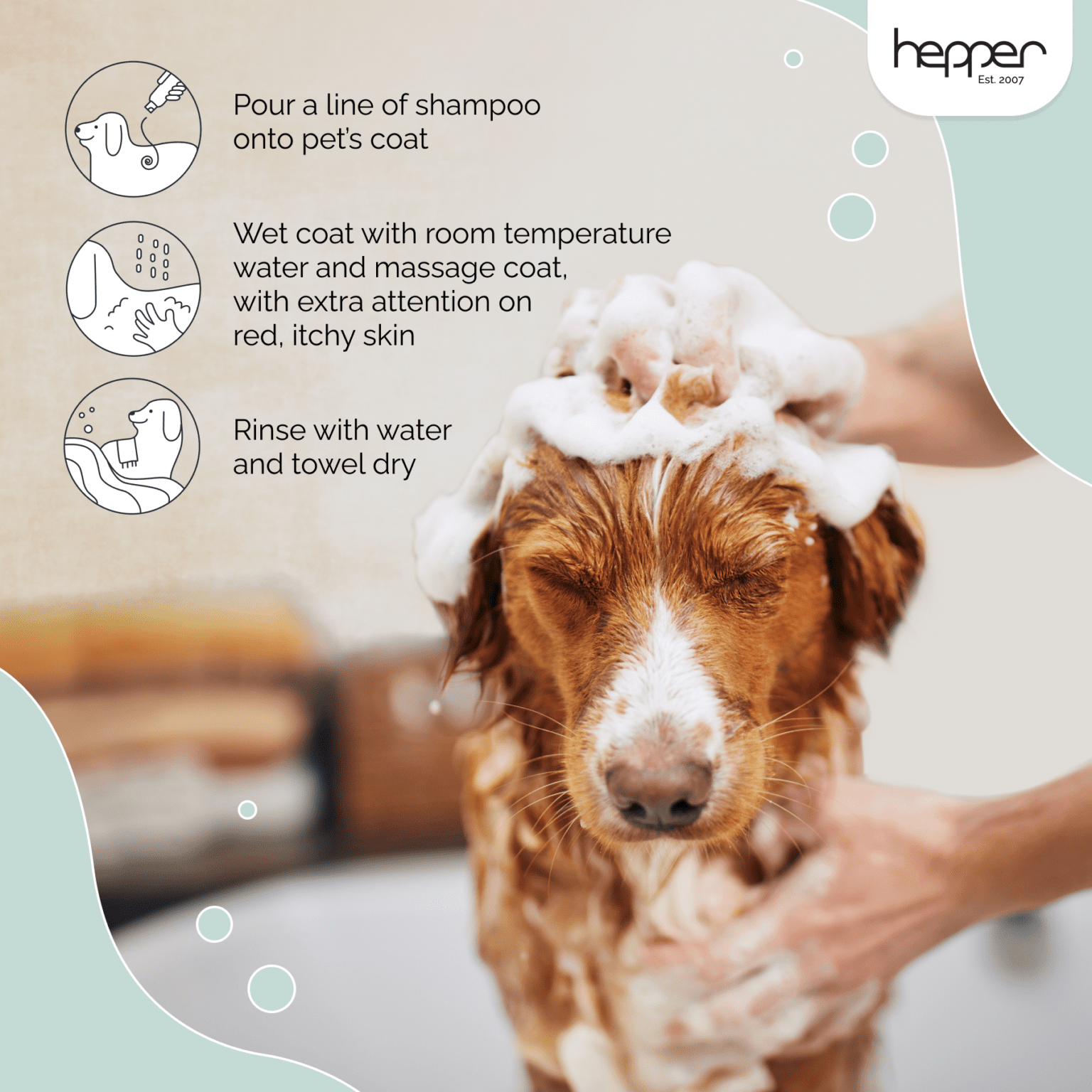 Colloidal Oatmeal Pet Shampoo (Aloe and Cucumber Scent) | Hepper