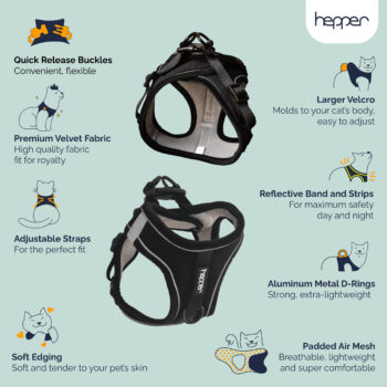 Harness and Leash Set - Step In and Super Secure | Hepper