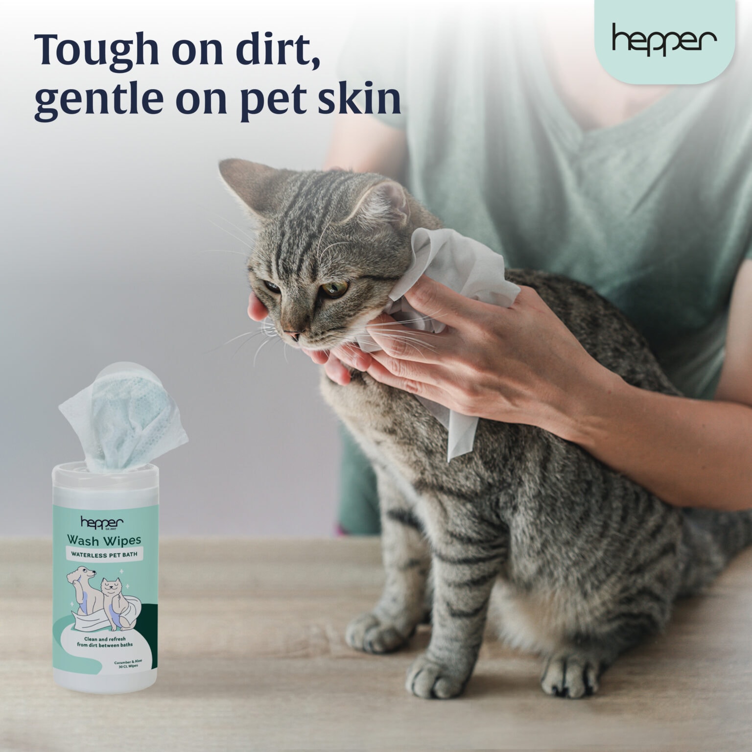 Hepper Wash Wipes - Keeps Your Friend Fresh | Hepper