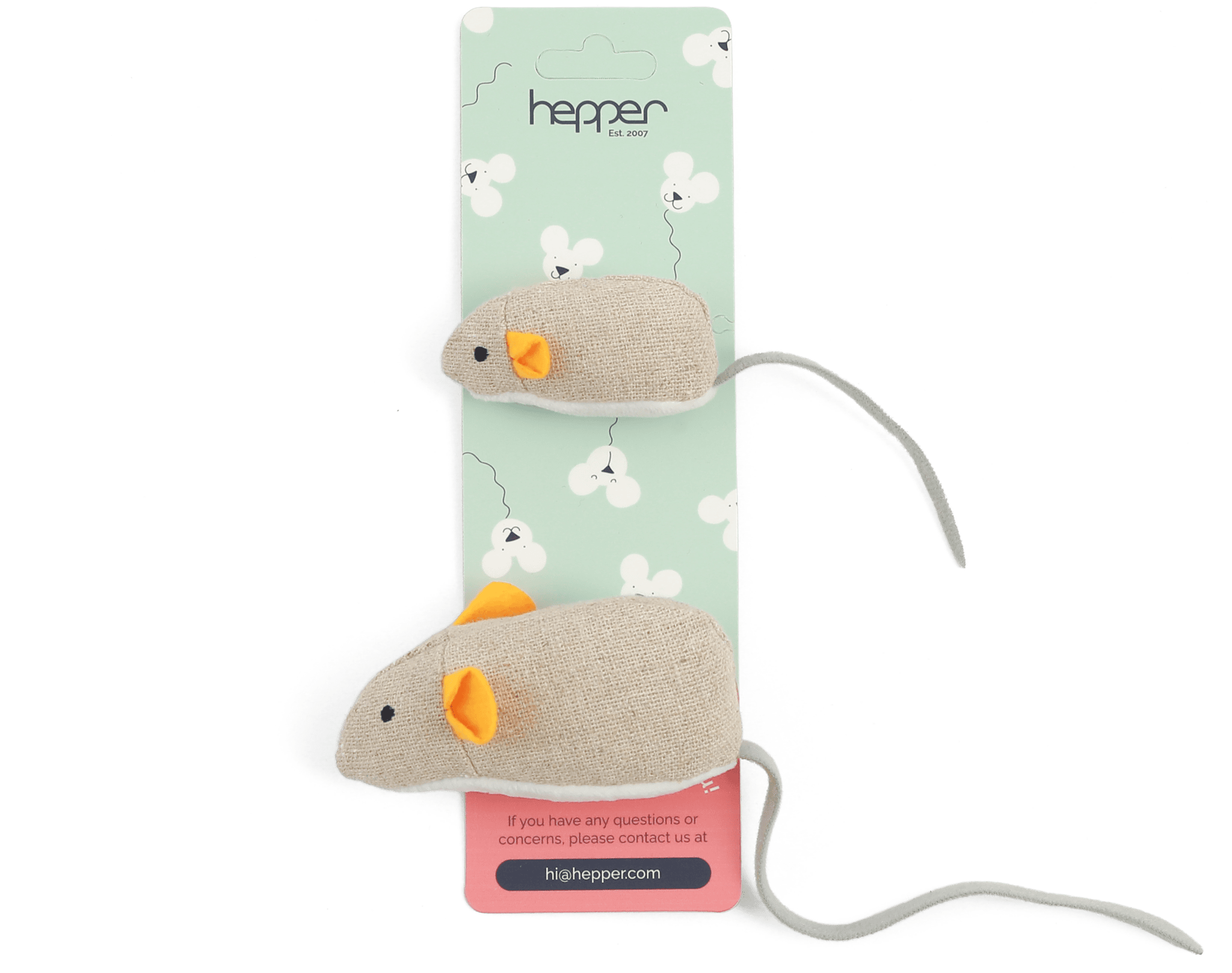 Hepper Mice Cat Toy Set (Hessian) - Awaken the Hunter | Hepper